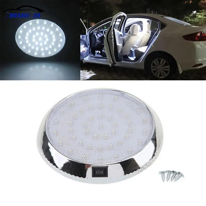 12V-Car-White-Reading-Lamps-Car-Vehicle-46-LED-Interior-Indoor-Roof ...