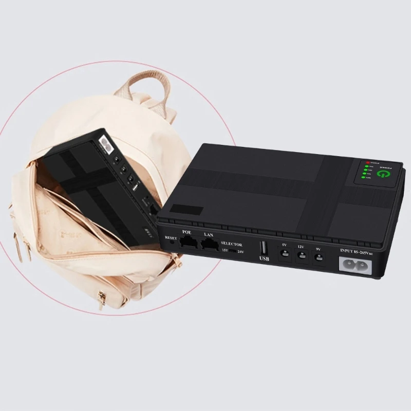 10400mAh-Mini-UPS-5V-9V-12V-Battery-Backup-Portable-Uninterruptible ...