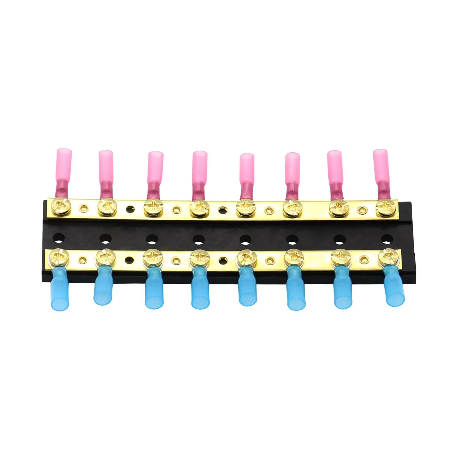 8 Terminals Bus Bar Barrier Terminal Strip Block for Vehicle Truck Boat ...