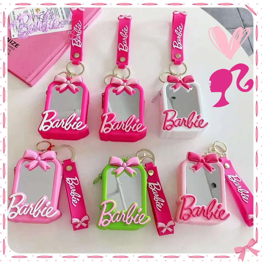 Barbie-Key-Buckle-Mirror-Coin-Purse-Kawaii-Portable-Stylish-Trendy-Bags ...