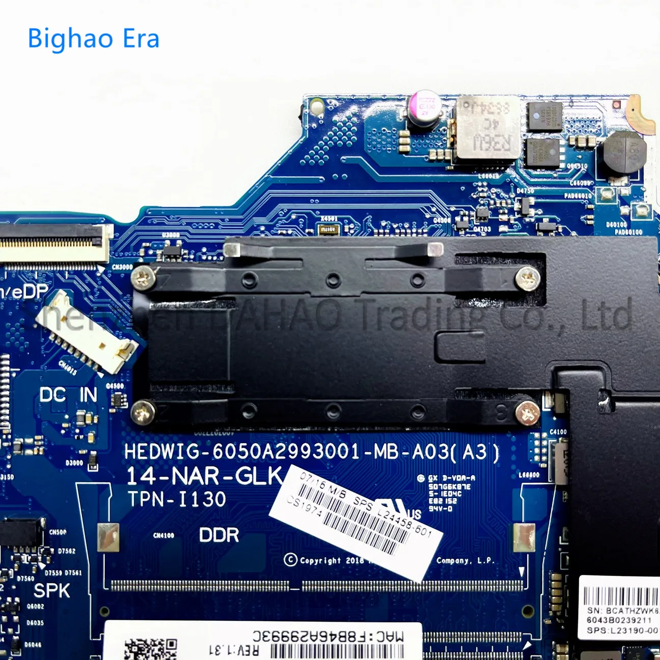Para Hp Laptop Motherboard Com Cpu 64gb-emmc N5000 14-df L24462601 ...