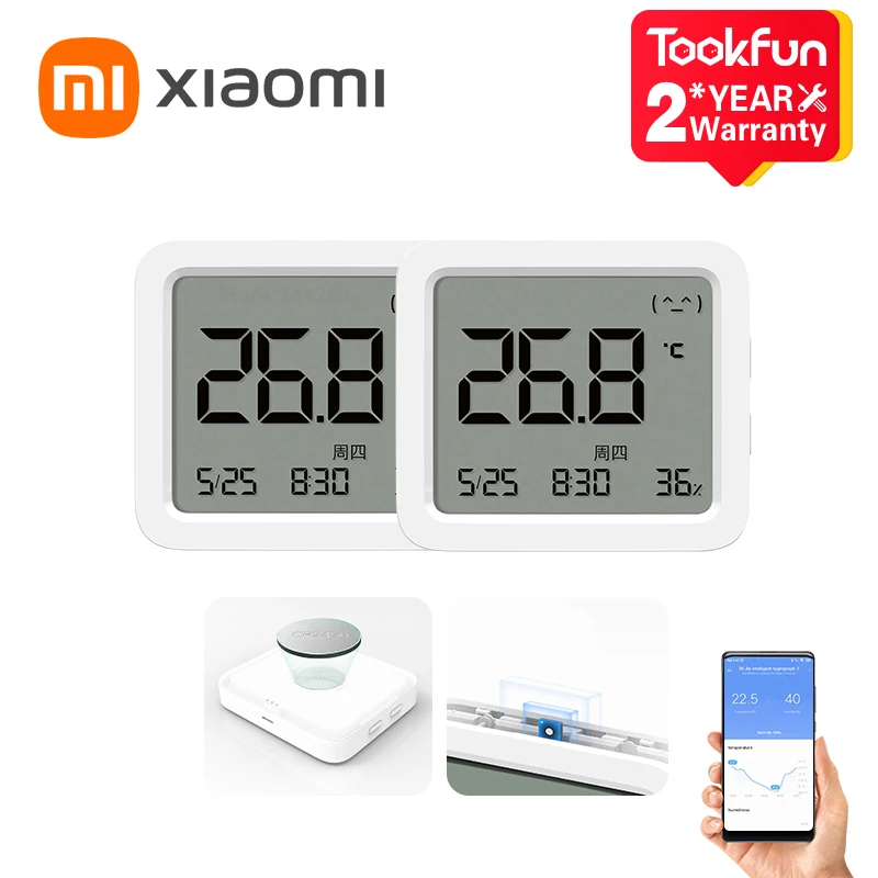 Xiaomi-Smart-Temperature-And-Humidity-Sensor-3-LCD-Long-lasting-Battery ...