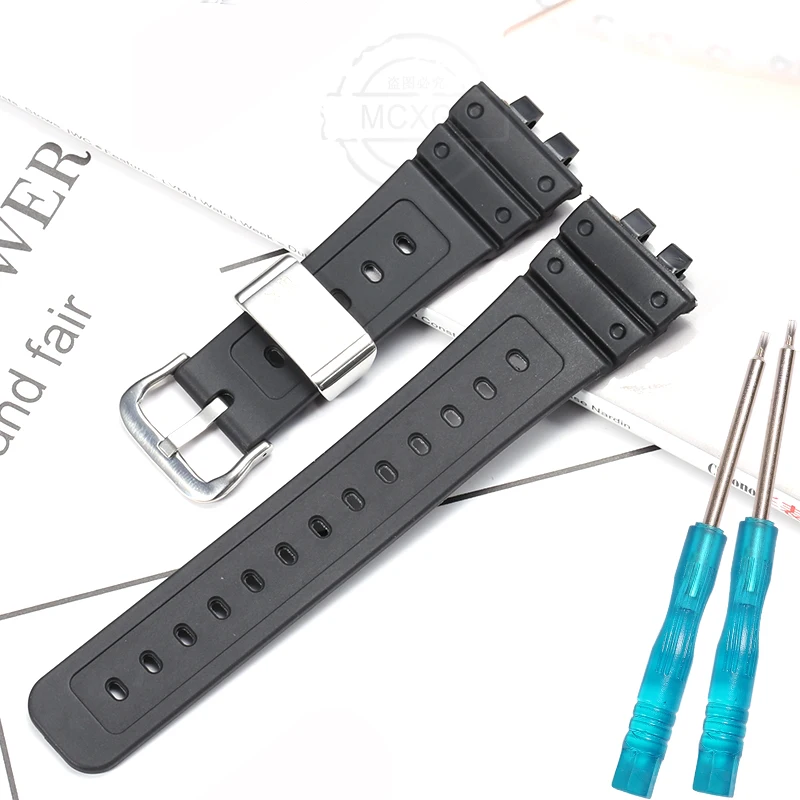 Correa de resina para reloj Casio GMW-B5000 hombre lindejuan negro ...