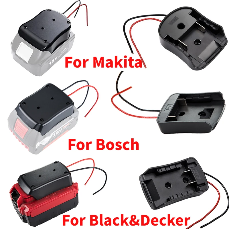 New For Makita Bosch Milwaukee 18v 14.4v Battery Mount Dock Power ...