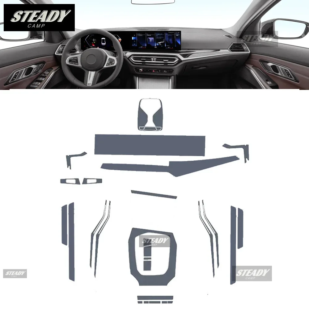 For BMW i3 G26 2022-2023 Car interior Center console transparent TPU ...
