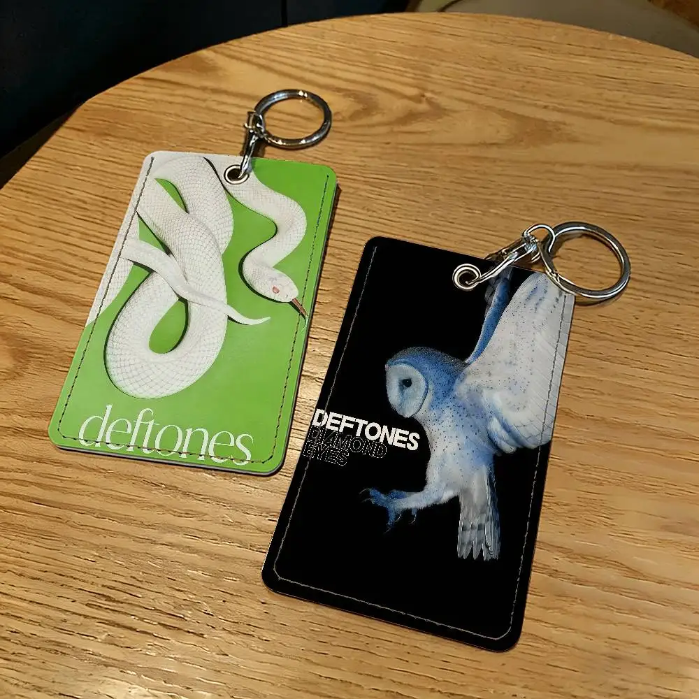 Rock Band D-Deftones Card Holder Keychain Key Ring Door Lock Access ...
