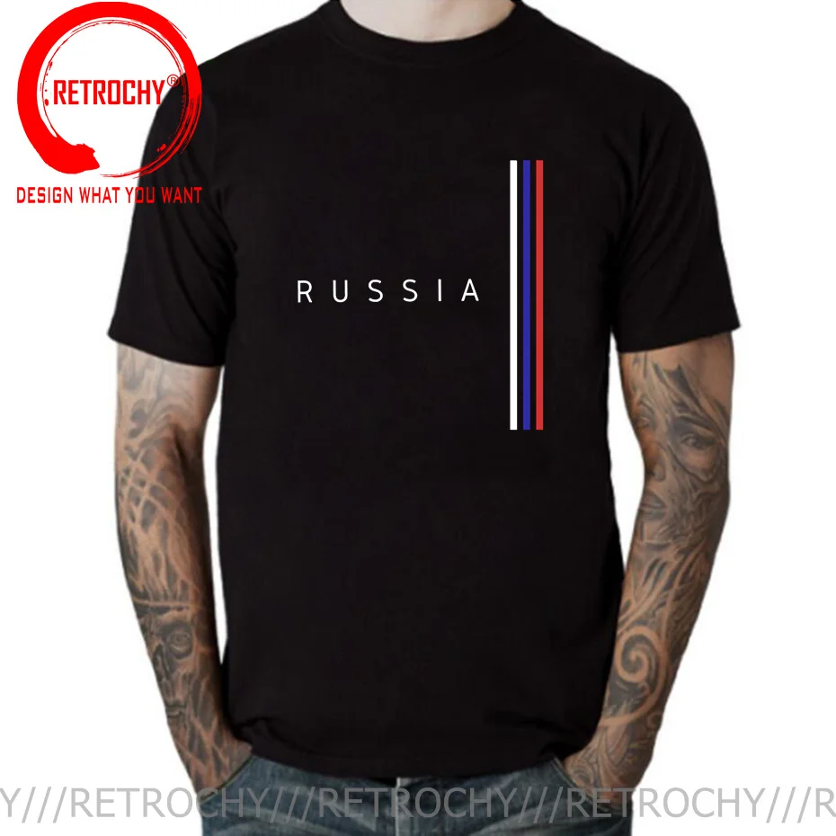 Russia-T-Shirt-Classic-Punk-High-Quality-Tshirt-Loose-O-Neck-Short ...