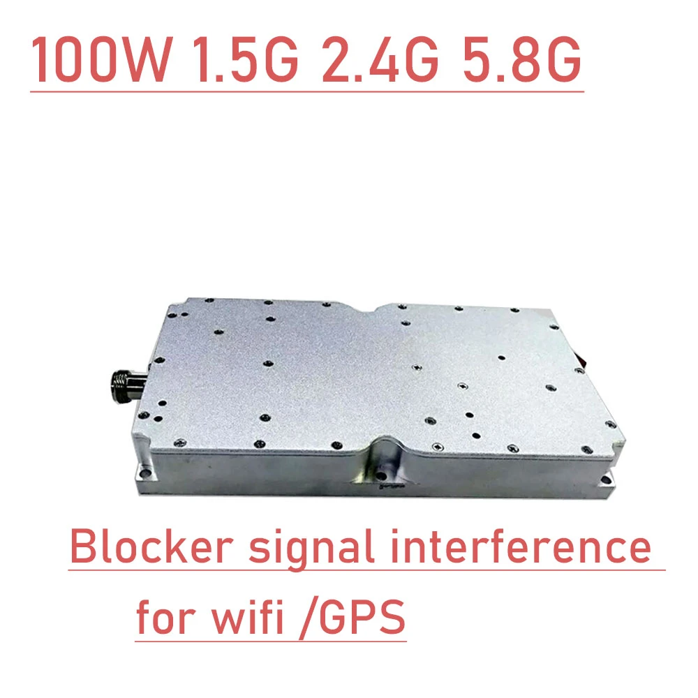 100w 1.5g 2.4g 5.8g Wifi Sweep Shield Block Signal Frequency Prevent ...