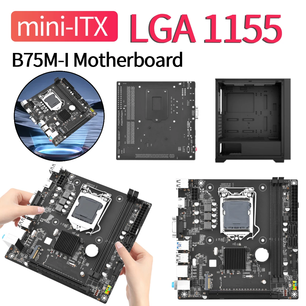 B75M-I Mini-ITX Motherboard LGA 1155 Desktop Motherboard Supports DDR3 ...
