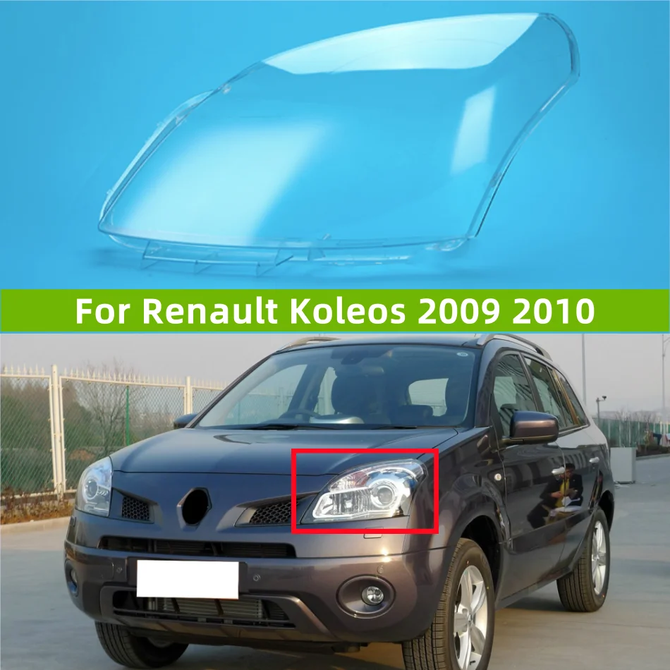 For Renault Koleos 2009 2010 Car Accesorries Headlights Lens Replace ...
