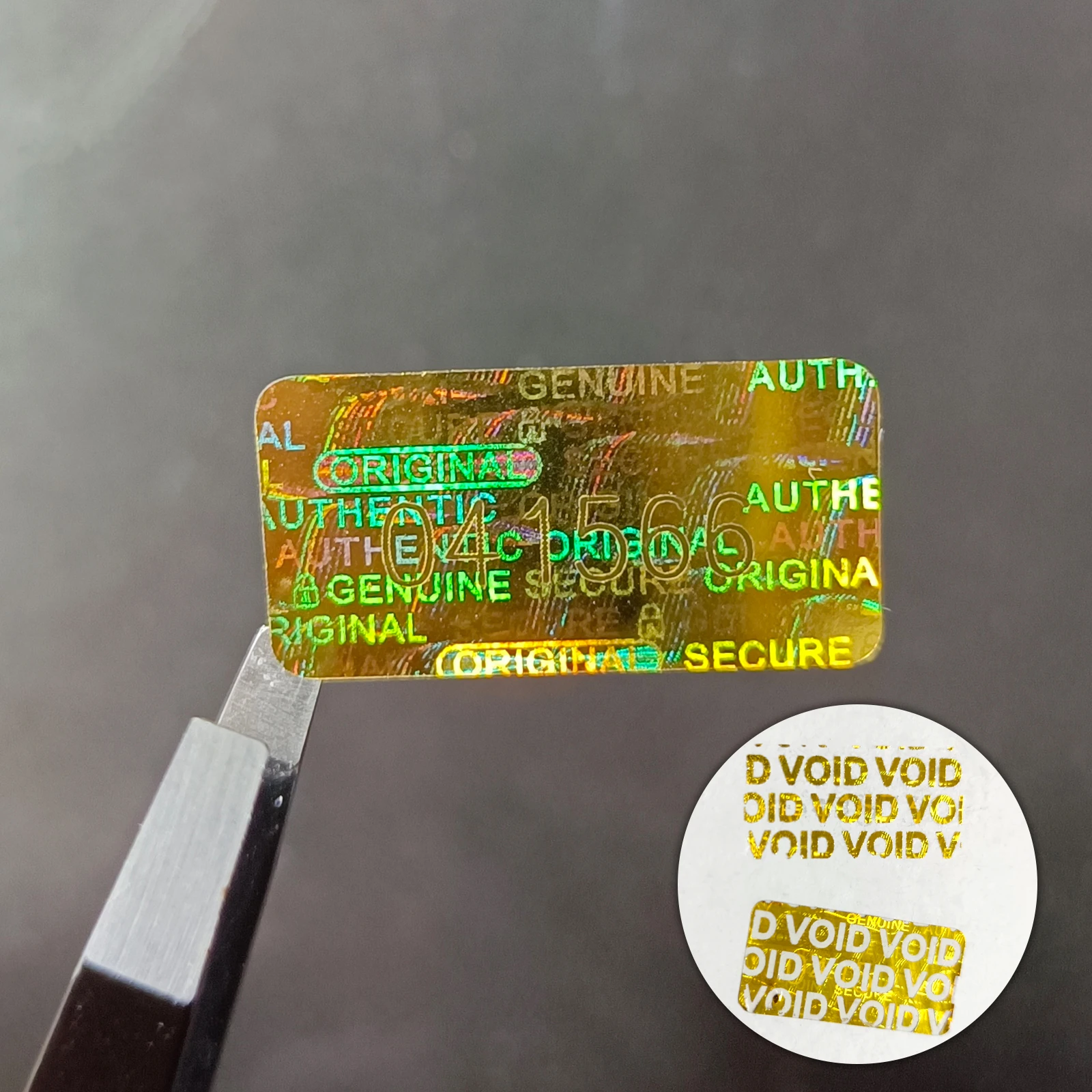 Warranty Sticker Hologram | Hologram Void Gold | Evident Stickers ...