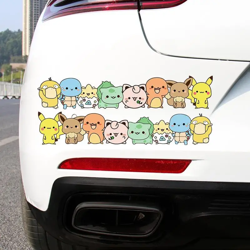 Anime-Pokemon-Kawaii-Waterproof-Cartoon-Stickers-Pikachu-Creative ...