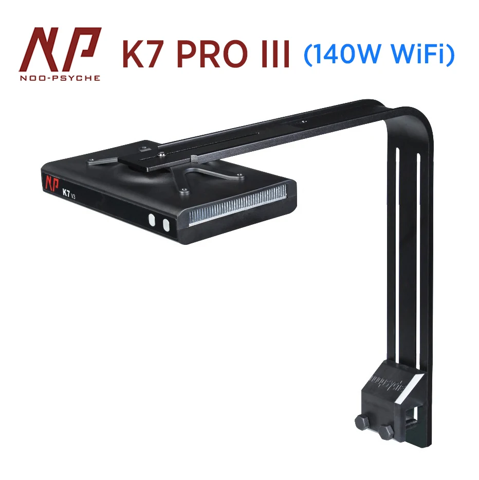 Noopsyche NP K7 Pro V3 III 140W App WiFi Full Spectrum Saltwater LED Aquarium Light for Coral ...