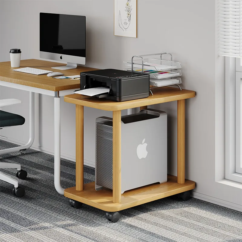 Multi-level Movable Office Organizing Cabinet under Desk Computer Host ...