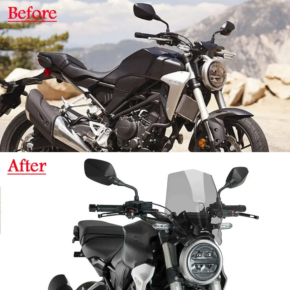 For Honda CB125R CB300R NEO Sports Cafe 2018-2023 2021 Windscreen ...
