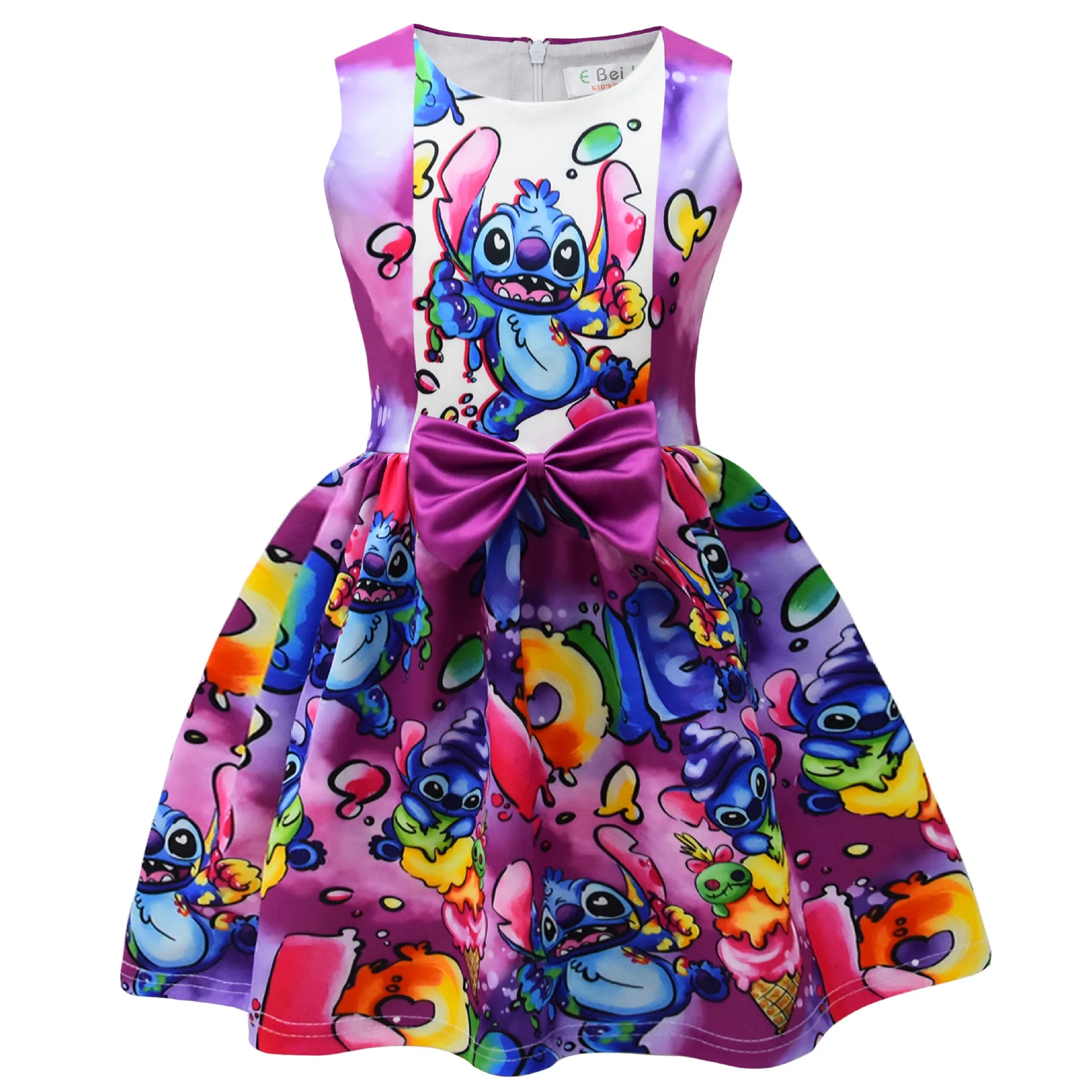 2024 Disney Lilo & Stitch Kids For Girls Vestido Falda de película ...