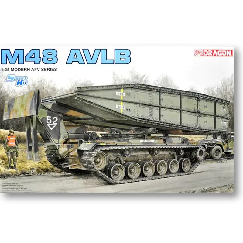 DRAGON-3606-1-35-Scale-M48-AVLB-Armored-Vehicle-Launched-Bridge-Plastic ...