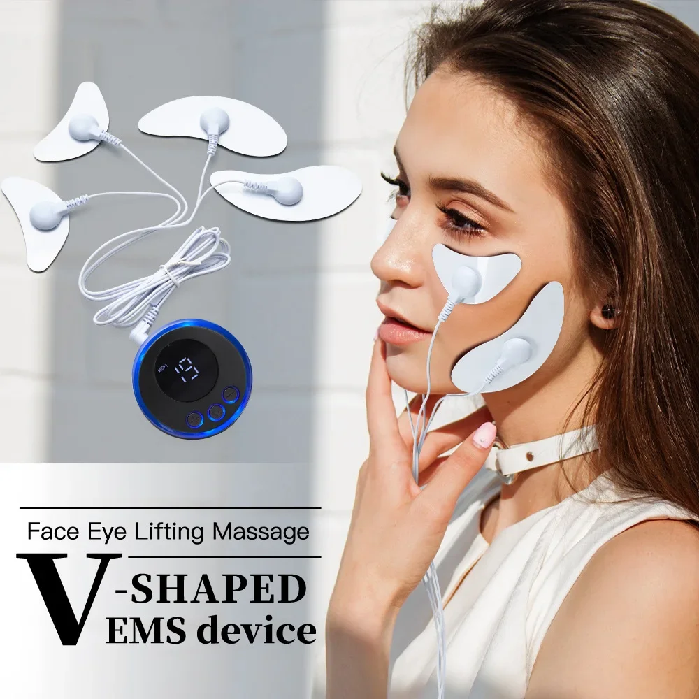 Masajeador-Facial-EMS-estimulador-muscular-de-microcorriente-Lifting ...