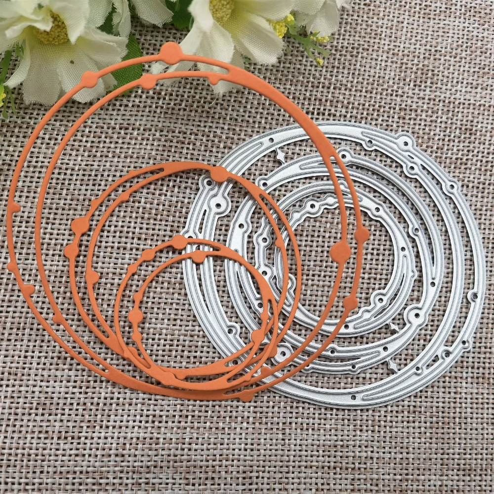 3D-Spotty-Line-Circle-Metal-stencil-mold-Cutting-Dies-decoration ...