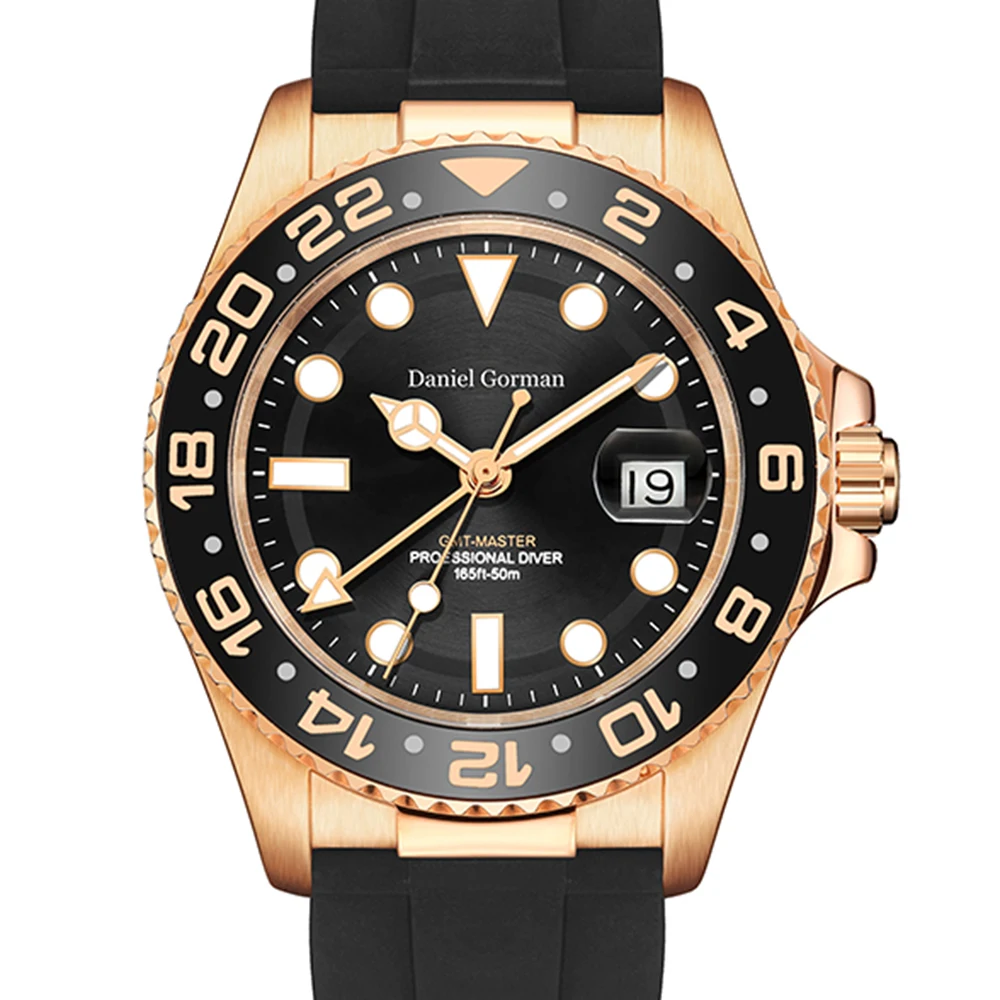 Luxury-GMT-Watch-Men-Sports-Watch-Top-Brand-Daniel-Gorman-43mm-Quartz ...