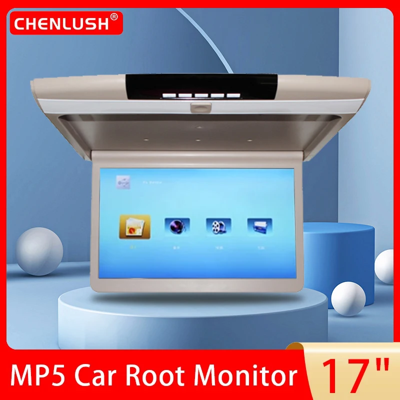 17-Inch-Car-Hdmi-Monitor-HD-LCD-Car-Roof-Monitor-Multimedia-Player-Car ...