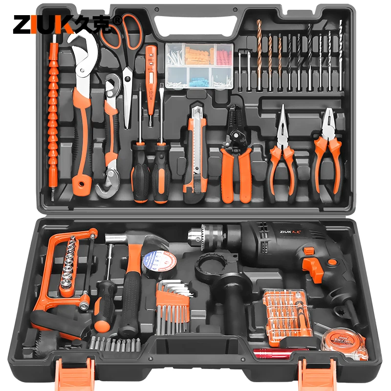 Household Tool Set Multi-Functional Hardware Toolbox Set Repair ...