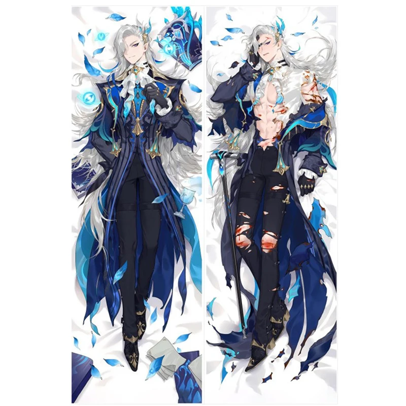Anime-Genshin-Impact-Neuvillette-Cosplay-Dakimakura-Hugging-Body-Pillow ...