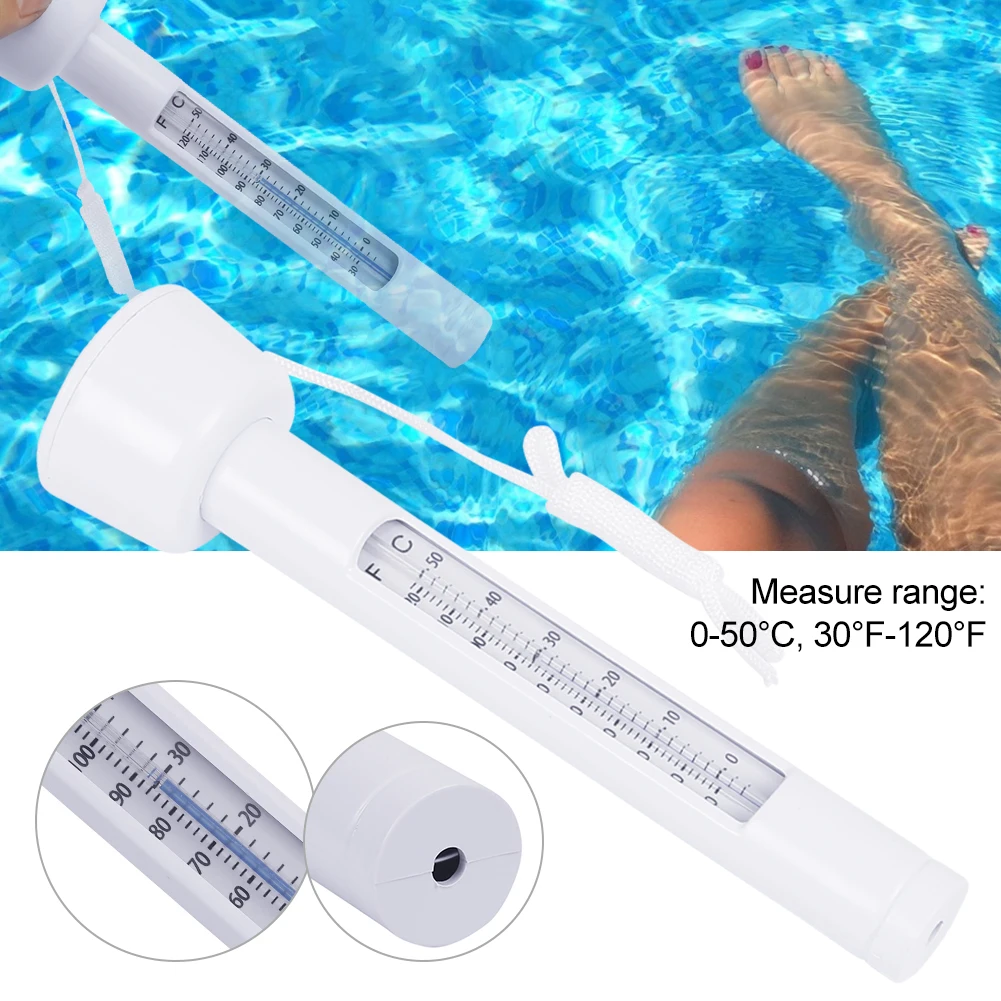 Swimming-Pool-Floating-Thermometer-High-Precision-Temperature-Monitor ...