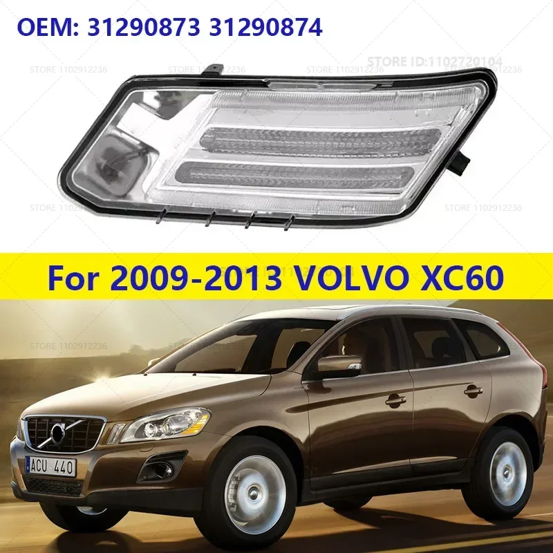 For-2009-2013-VOLVO-XC60-Front-Bumper-Parking-Light-Turn-Signal-Lamp ...