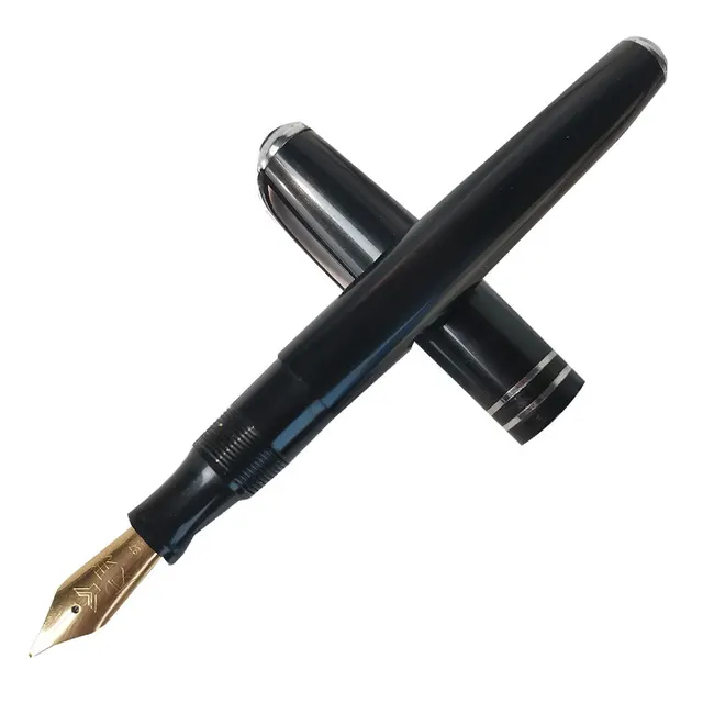 Ancient Chinese Pen YOU LIAN 28 Iridium Fountain Pen Black Plastic ...