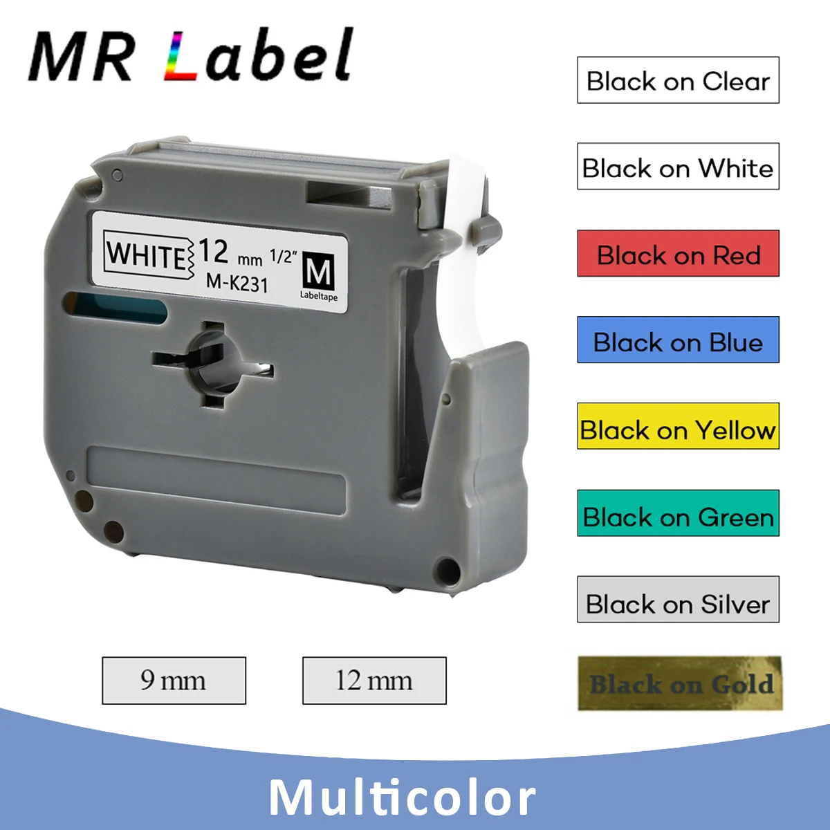 Label-Maker-Compat-vel-com-Brother-P-Touch-MK231-Tapes-M-K231-MK131 ...