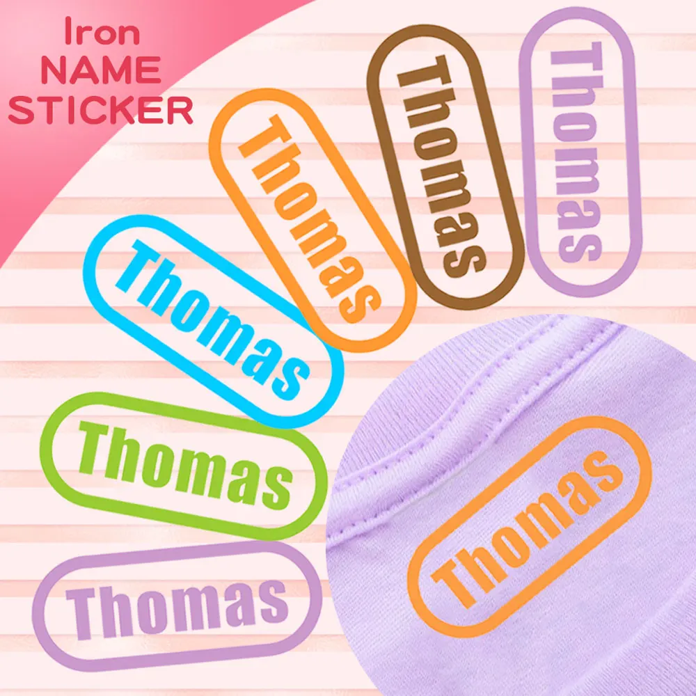 Custom-Heat-Transfers-Name-Sticker-Personalized-Washable-Clothes ...