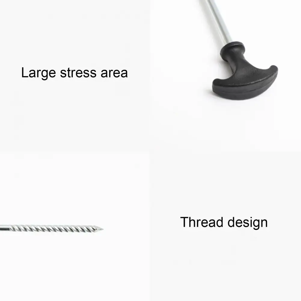 Tent Stake Thread Style Tent Peg Galvanized Iron Fixed Tent Canopy ...