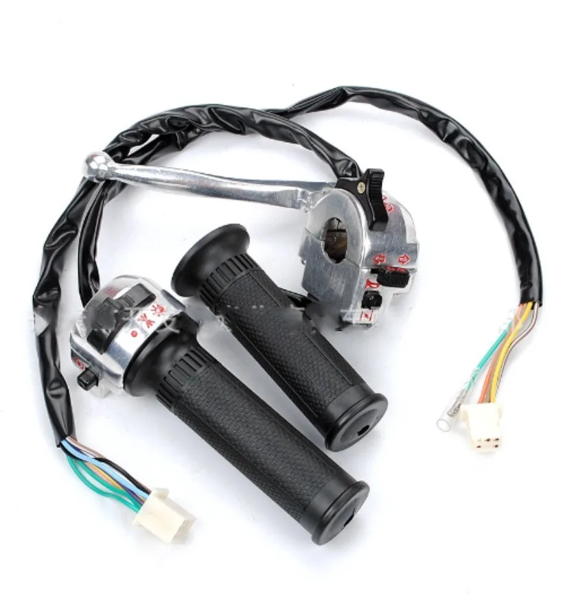 COMPLETE-WIRING-HARNESS-ASSEMBLY-CONTROL-SWITCH-Turn-handle-Grip-FIT ...