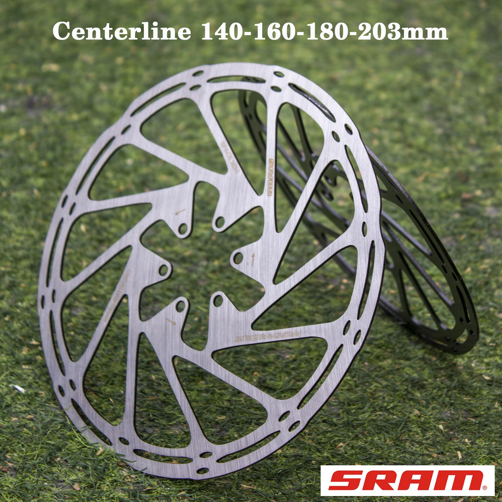 2pc-SRAM-Bike-Brake-Rotor-Centerline-140mm-160mm-180mm-203mm-Stainless ...