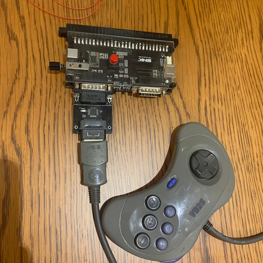 NEOGEO convertidor SNK a Saturn PS USB MD SFC, Puerto Joypad 15P para ...