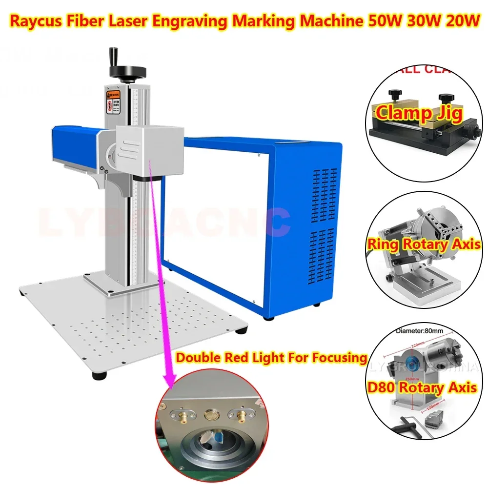 Raycus-Fiber-Laser-Engraving-Marking-Machine-50W-30W-20W-Metal-Steel ...
