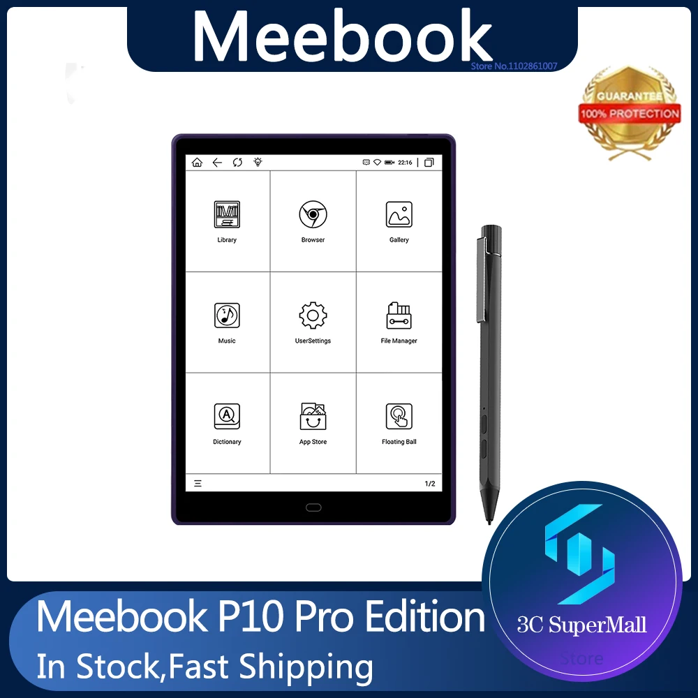 Original-Meebook-P10-Pro-Edition-EBook-Reader-10-Inch-E-ink-Screen ...