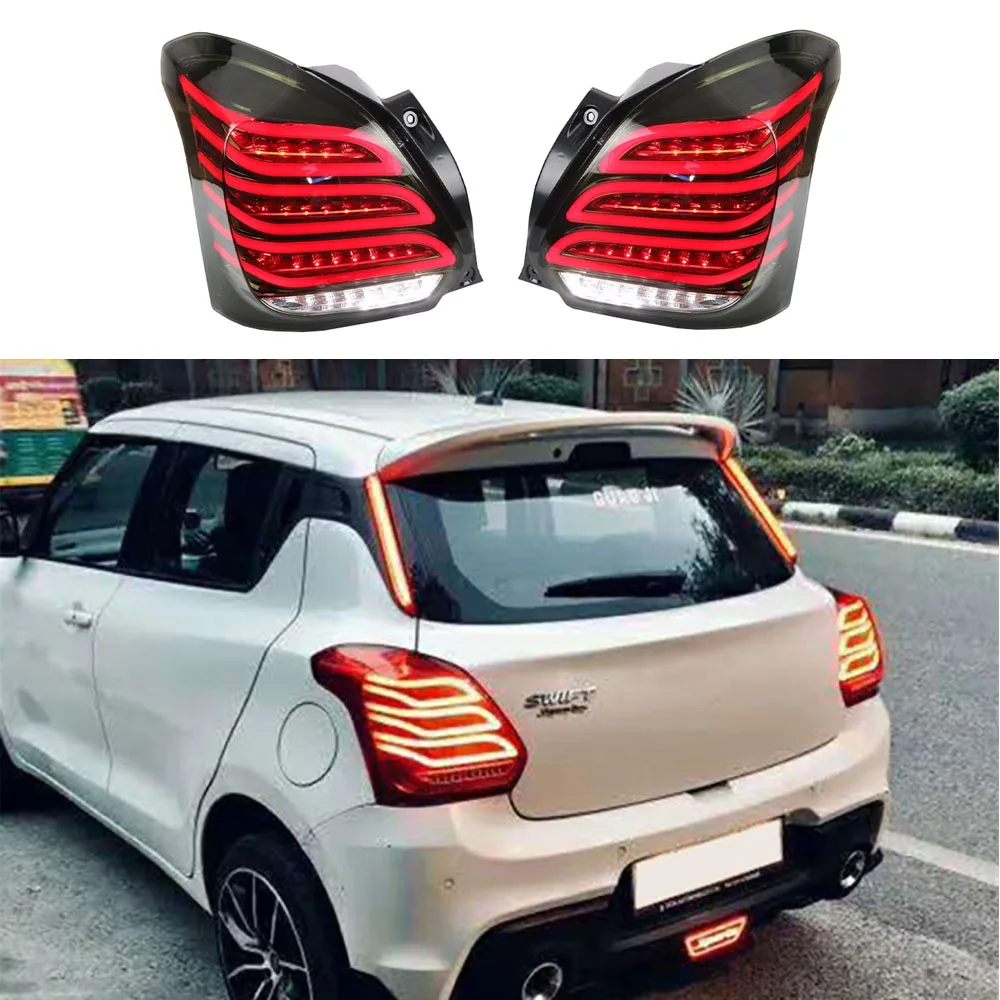 Car LED Tail Light Taillight For Suzuki Swift 2016 2017 2018 2019 Rear ...