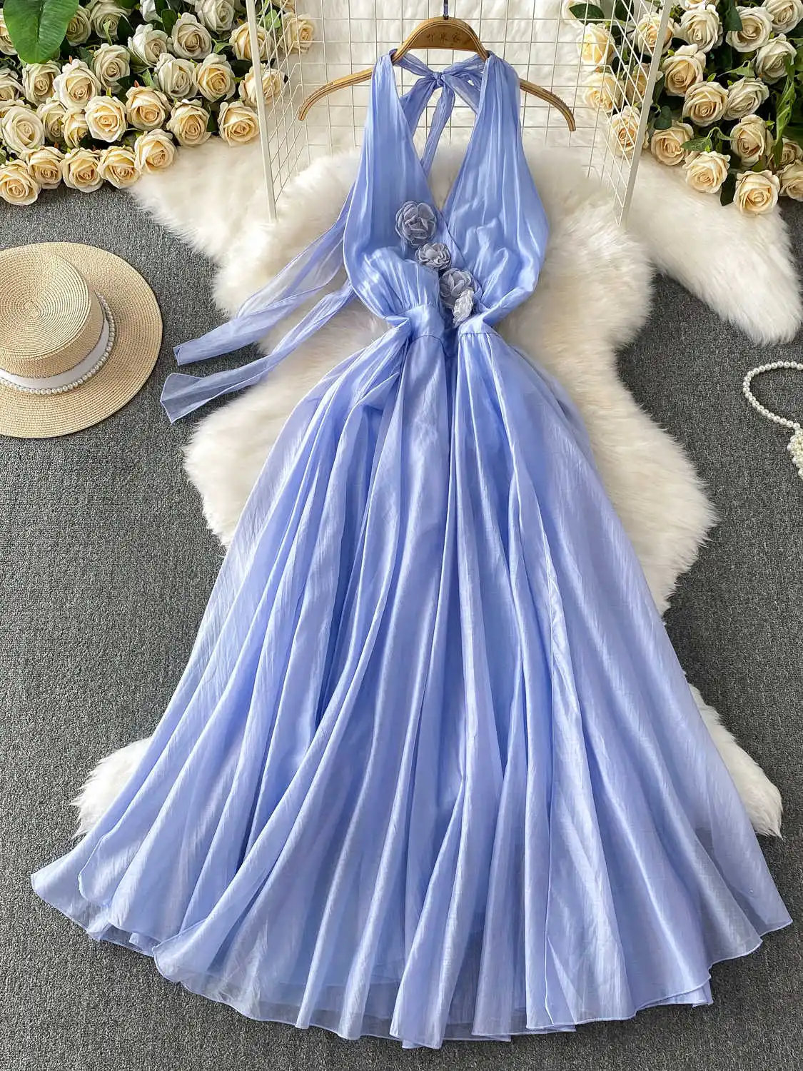 Why This Light Blue Dress Aesthetic Is My Go-To for Every Summer Event