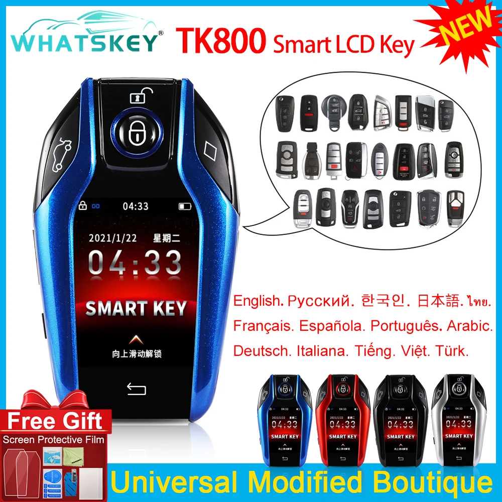 Universal-TK800-Multi-language-Modified-Smart-Remote-Key-LCD-Screen ...