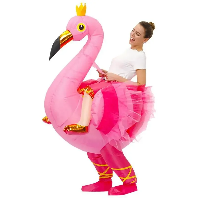 Adult-Flamingo-Inflatable-Costume-Mascot-Anime-Roly-Play-Costumes ...