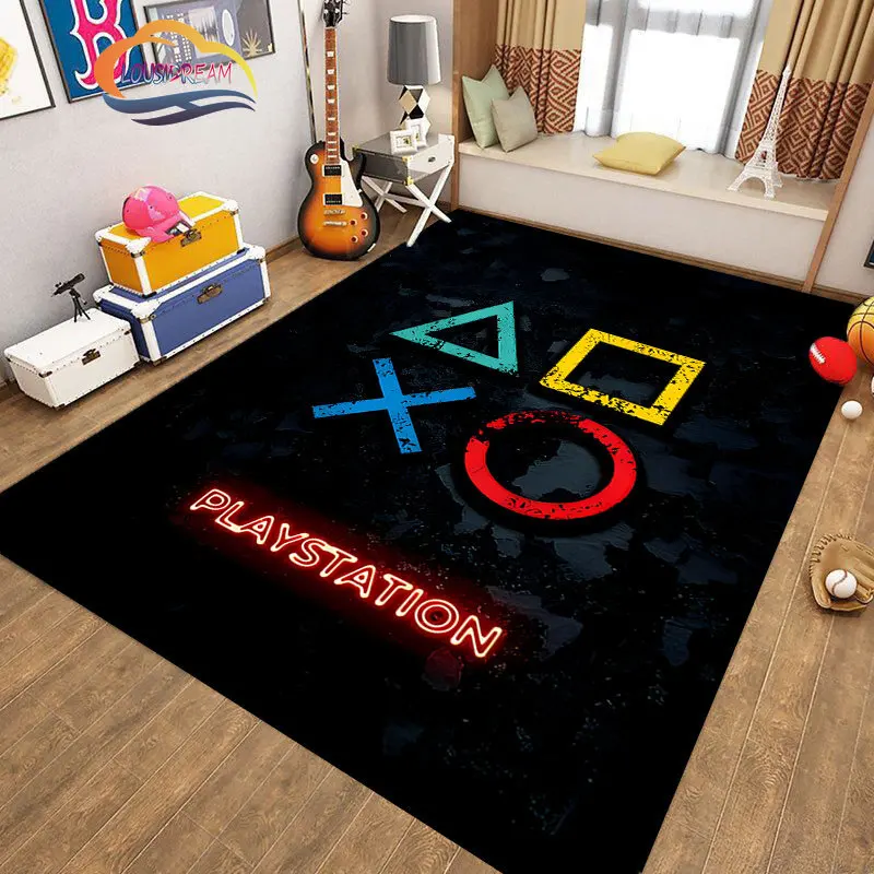 Fashion-Joystick-Gamepad-Carpet-and-rug-Game-controller-or-gamer-living ...