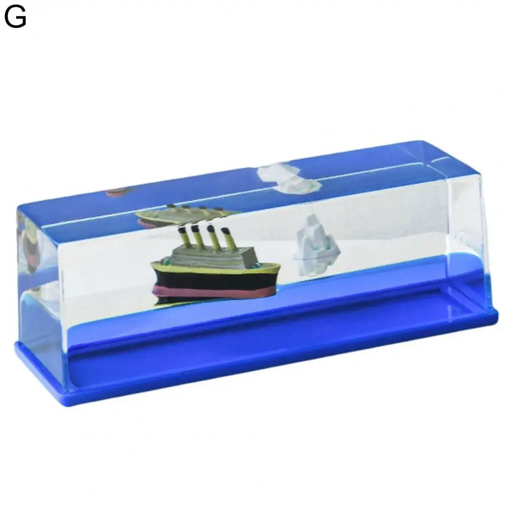 Modern-Cruise-Ship-Fluid-Drift-Bottle-Dynamic-Liquid-Wave-Ship-Desk ...