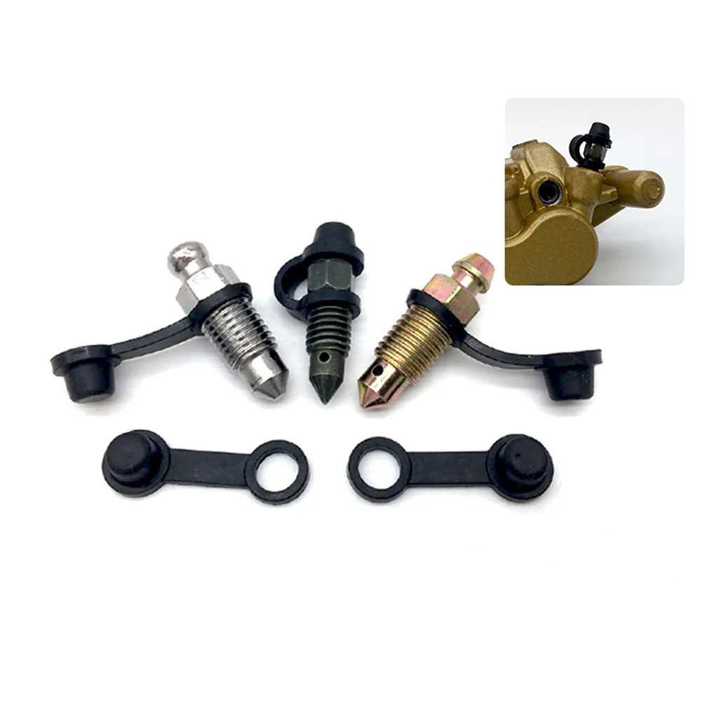40pcs-Brake-Caliper-Bleeder-Screw-Cap-Pump-Dust-Cover-Cap-Rubber-Dust ...