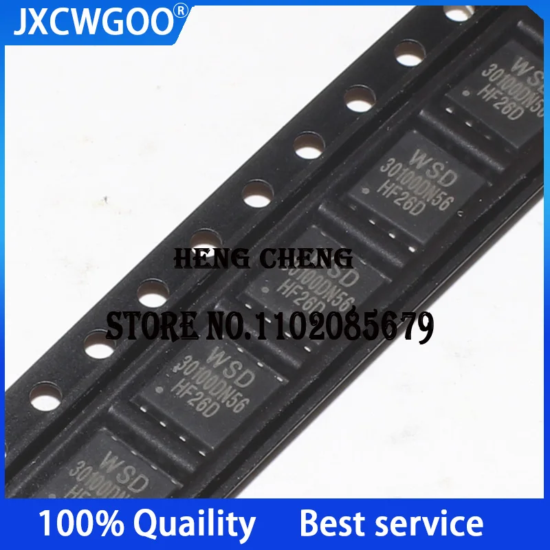10PCS-100-New-Original-WSD30100DN56-30100DN56-PDFN-8-5x6-N-channel-30V ...