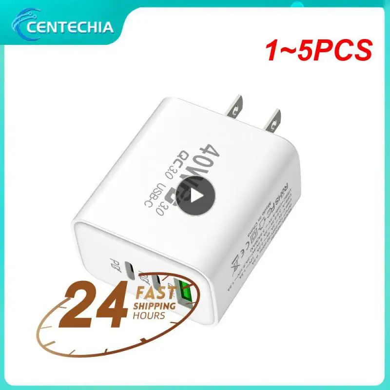 1-5PCS-USB-Type-C-Charger-Quick-Charge-3-0-Mobile-Phone-3Ports-Wall ...