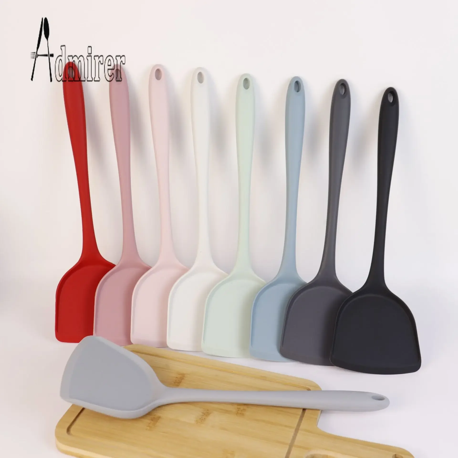 Non-Stick-Silicone-Spatula-Cooking-Turner-Kitchen-Utensil-High ...