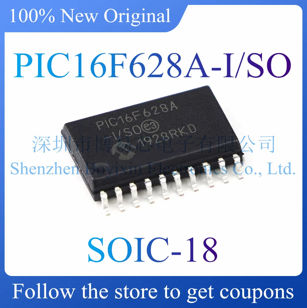 NEW-PIC16F628A-I-SO-Original-genuine-microcontroller-chip-Package-SOIC ...