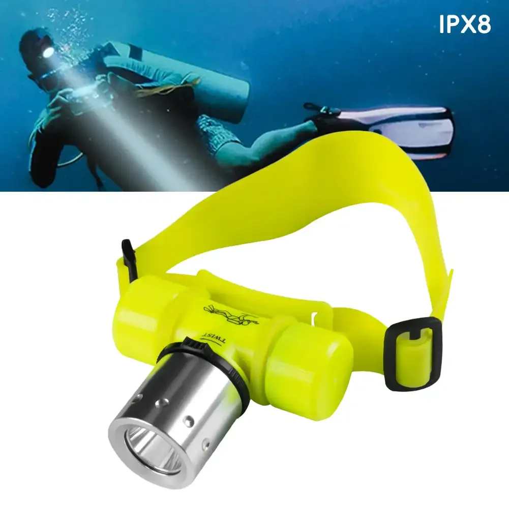 Diving-Headlamp-XML-T6-LED-Underwater-Diving-Headlight-3800-Lumen-10w ...